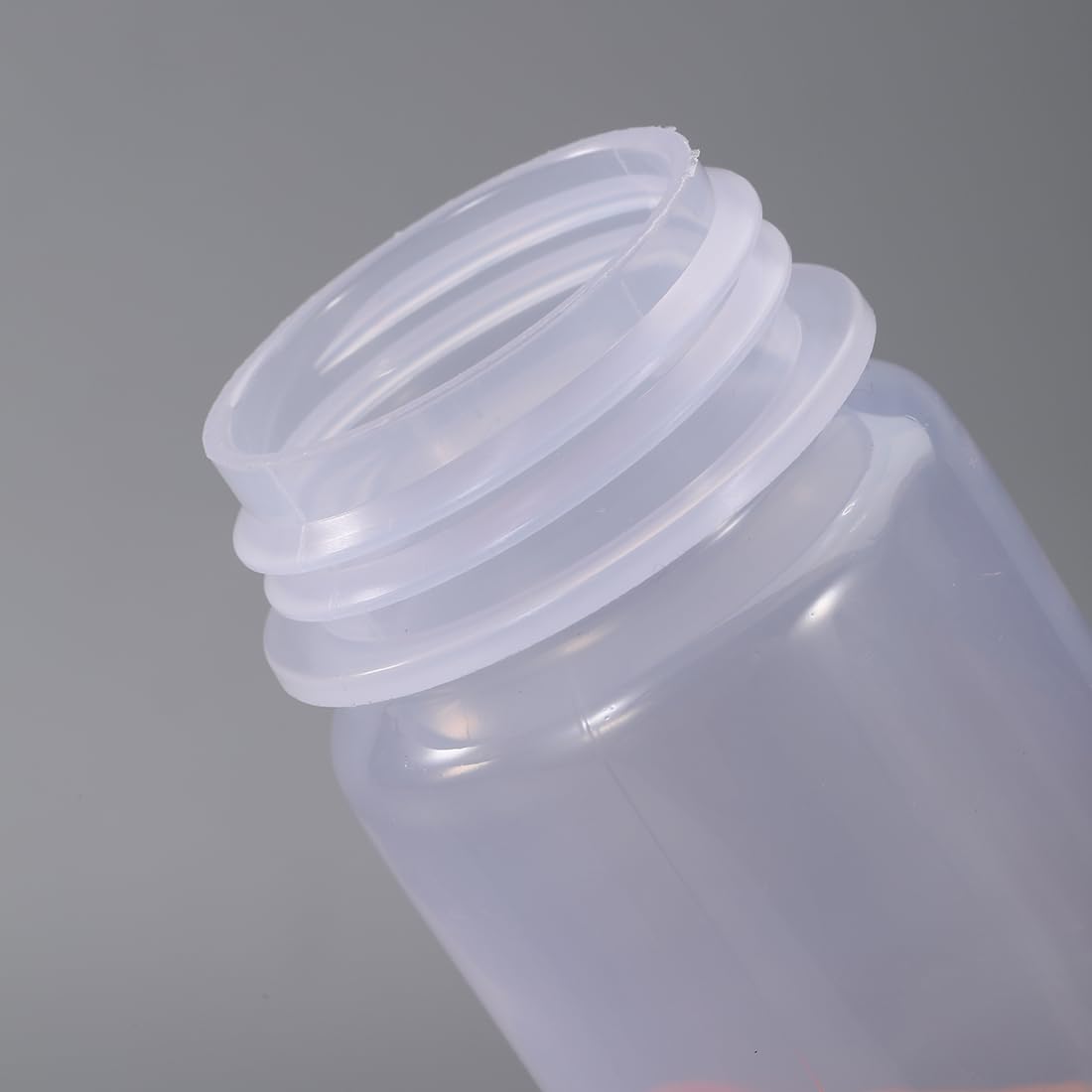 ASEVAT 20Pcs Clear Plastic Reagent Bottle, 4 oz Laboratory Grade Polypropylene Wide Mouth with Screw Cap, Water Sample Bottles for Classrooms or Storage at Home