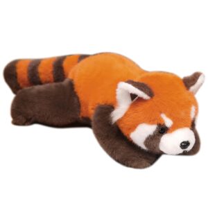 institizer red panda weighted stuffed animals,11.8 inch red panda plush toy doll,stuffed red panda plush pillow cute weighted red panda plushies toys for kids boys girls birthday gift