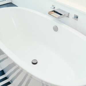 brushed nickel tub drain and overflow kit, universal bathtub stopper with 2-hole faceplate and fine/coarse thread