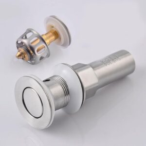 Sink Drain Stopper Plug Replacement Push Spring Plug Bounce Valves for Bathroom Sink Bathtub Basins