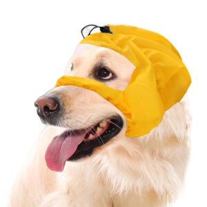 adjustable dog shower cap waterproof bath cap for dog eyes & ears, shower hat dog eyes & ears protection cover