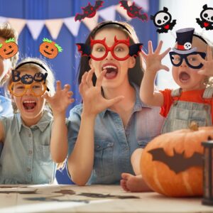 MGparty 16 PCS Halloween Party Decorations, Halloween Headbands and Glasses Frames Set for Kids Women Men Halloween Party Favors Photo Booth Props