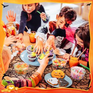 Funnymoom 60 Pcs Halloween Candy Bowl Trick or Treat Plastic Serving Bowl Tableware Halloween Candy Dish Halloween Party Supplies Salad Bowls Plastic Serving Bowls for Halloween Party