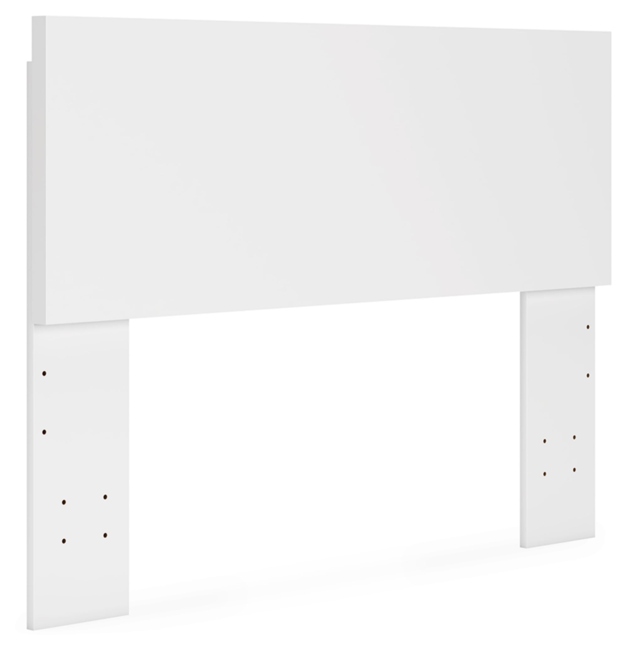 Signature Design by Ashley Onita Contemporary Adjustable Height Panel Headboard for Bedroom, Full, White