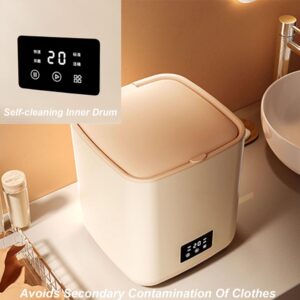 7L Portable Washing Machine, Compact Washing Machine For Underwear, Baby Clothes, Or Small Items, Easy To Carry And Store