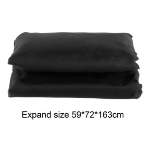 Generic Pan Rack Cover,Baker Rack Cover,23''x28''x64'' Waterproof Oxford Cloth,High Density Bakery Single Rack Cover for Restaurant, black, 59×72×163cm