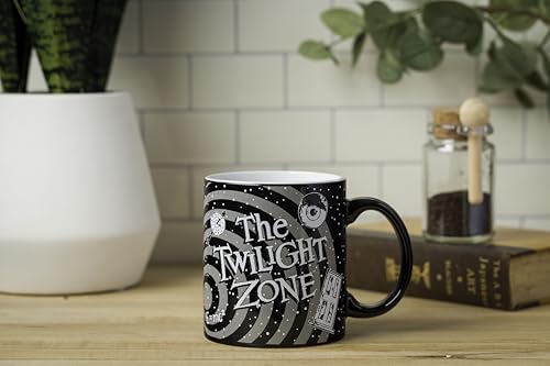 Silver Buffalo The Twilight Zone Logo Ceramic Mug, 20 Ounces