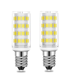 e14 european base bulb e14 led bulb turkish lamp bulb replace dimmable 4w equivalent 40w incandescent bulb, ac 110v-130v daylight white 6000k, 400lm 2pack (daylight white)