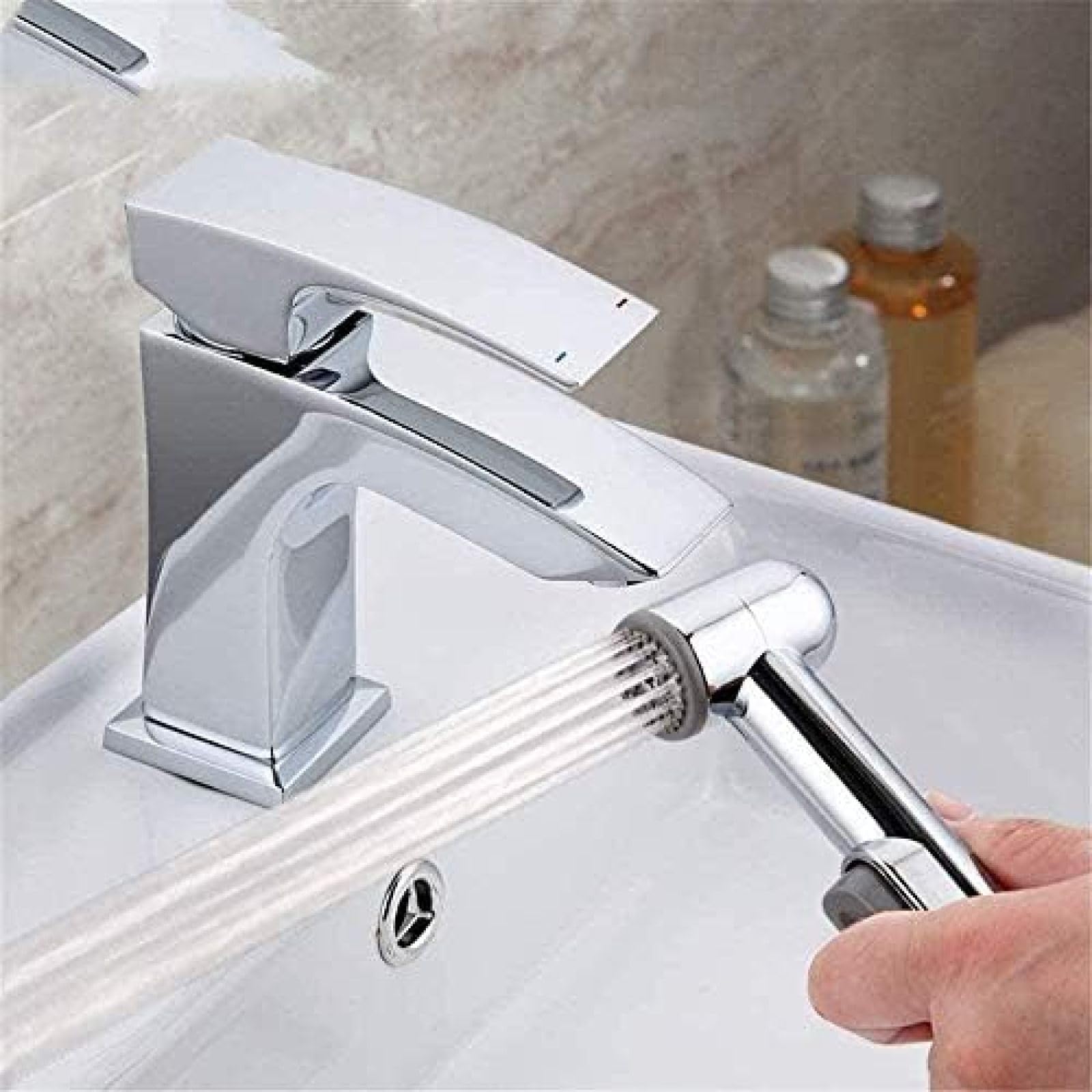 RONPOTY Faucet Kitchen Tap Faucet Basin Faucets Bathroom Faucets Basin Faucets Bidet Faucets Basin Faucets Mixer Taps Bath Water Waterfall Mixers