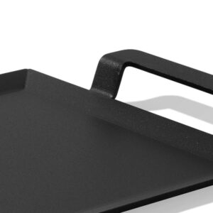 Made In Cookware - Carbon Steel Half Griddle + Grill Press - (Like Cast Iron, but Better) - Professional Cookware - Crafted in Sweden - Induction Compatible