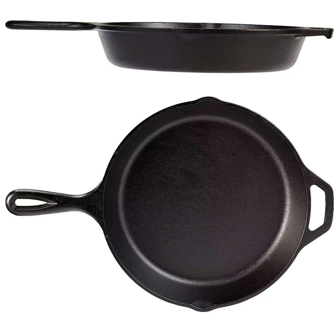 VONOTO Cast Iron Frying Pans, Kitchen Saute Fry Pan, Cast Iron Skillet with Handle (7 inch)