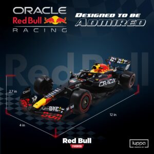 LUPPA Formula 1 RB Model Kit - 1:18 Scale Racing F1 RB19 Model Inspired by Checo Pérez & Max Verstappen Building kit, Collectible diecast, 140 Pieces