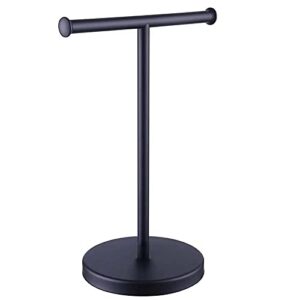 generic bathroom shelves towel rail movable free-standing hand towel holder, standing tree rack, 304 stainless steel black bath towel stand bathroom towel hanger rack for bathroom kitchen (color : b