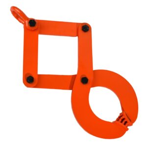 anluload pallet puller clamp,4409lbs,6.7 inches bigger jaw opening pallet grabber，easily grips pallets, wood, etc.