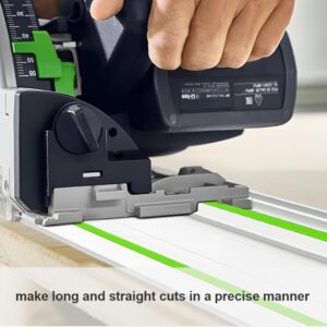 55 Inches Guide Rail FS-1400/2, 55" Track for Festool TS-55/TS-75 Track Saws, Aluminum Alloy