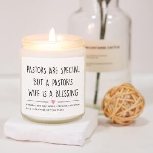 Pastor's Wife Appreciation Gifts for Women, Gifts for Pastors Wife, Unique Christmas Christian Birthday Gift for Preacher's Wife, Thank You Gift for Priest's Wife, Candle Gifts for Minister's Wife