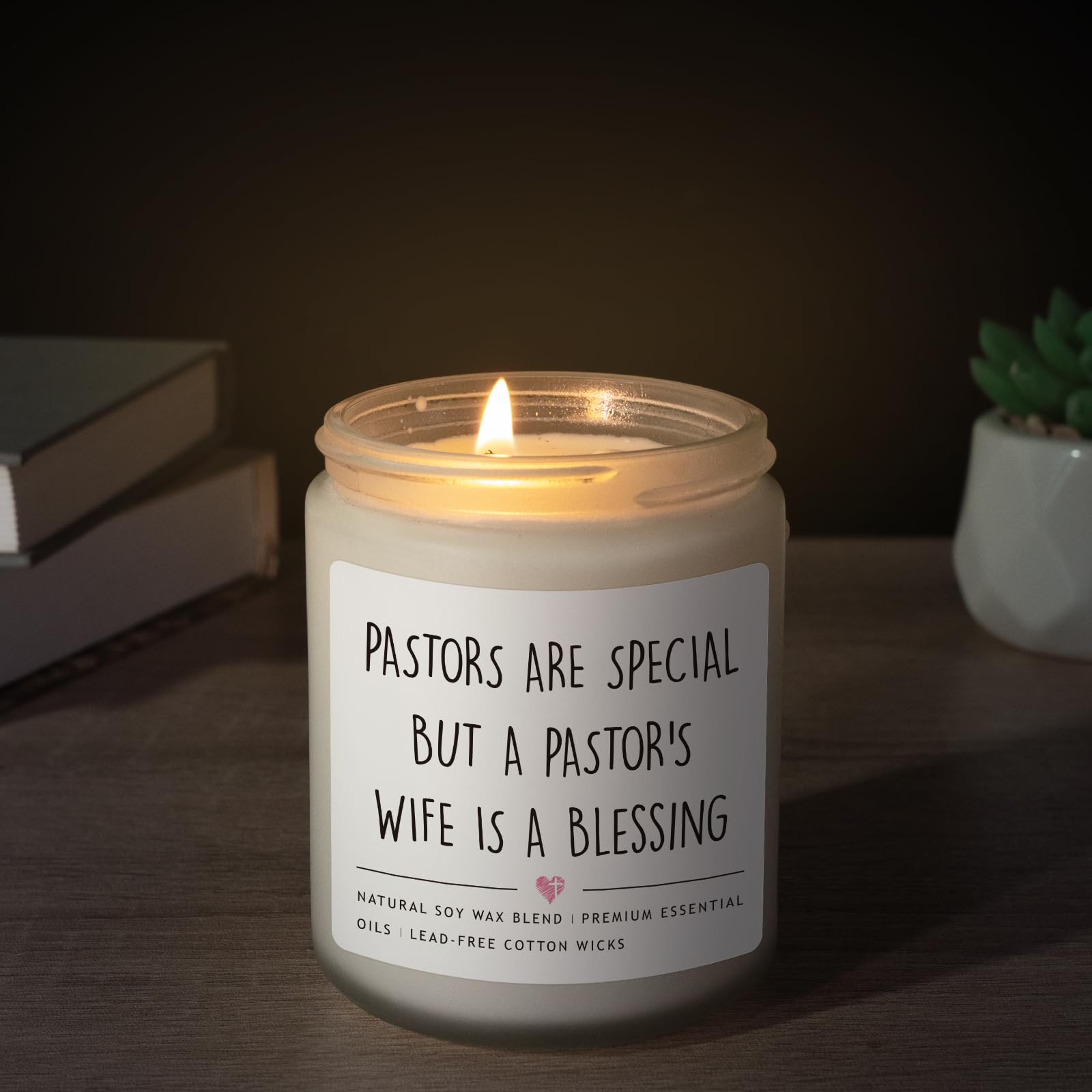 Pastor's Wife Appreciation Gifts for Women, Gifts for Pastors Wife, Unique Christmas Christian Birthday Gift for Preacher's Wife, Thank You Gift for Priest's Wife, Candle Gifts for Minister's Wife