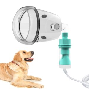 lying down nebulizer cup and inhaler mask for large dogs and horses, oxygen mask for pets and wildlife (not contain nebulizer device) (l)