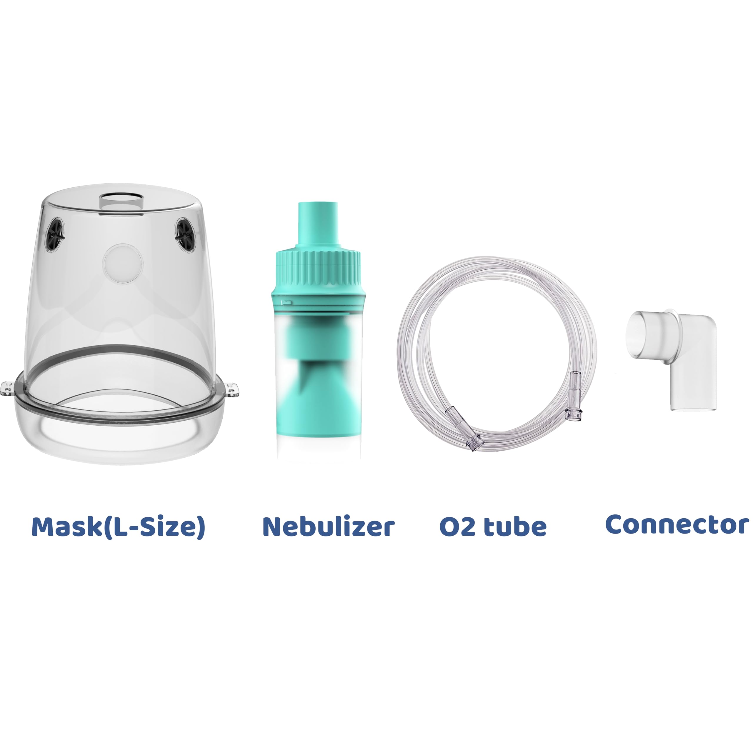 Lying Down Nebulizer Cup and Inhaler Mask for Large Dogs and Horses, Oxygen Mask for Pets and Wildlife (Not Contain Nebulizer Device) (L)