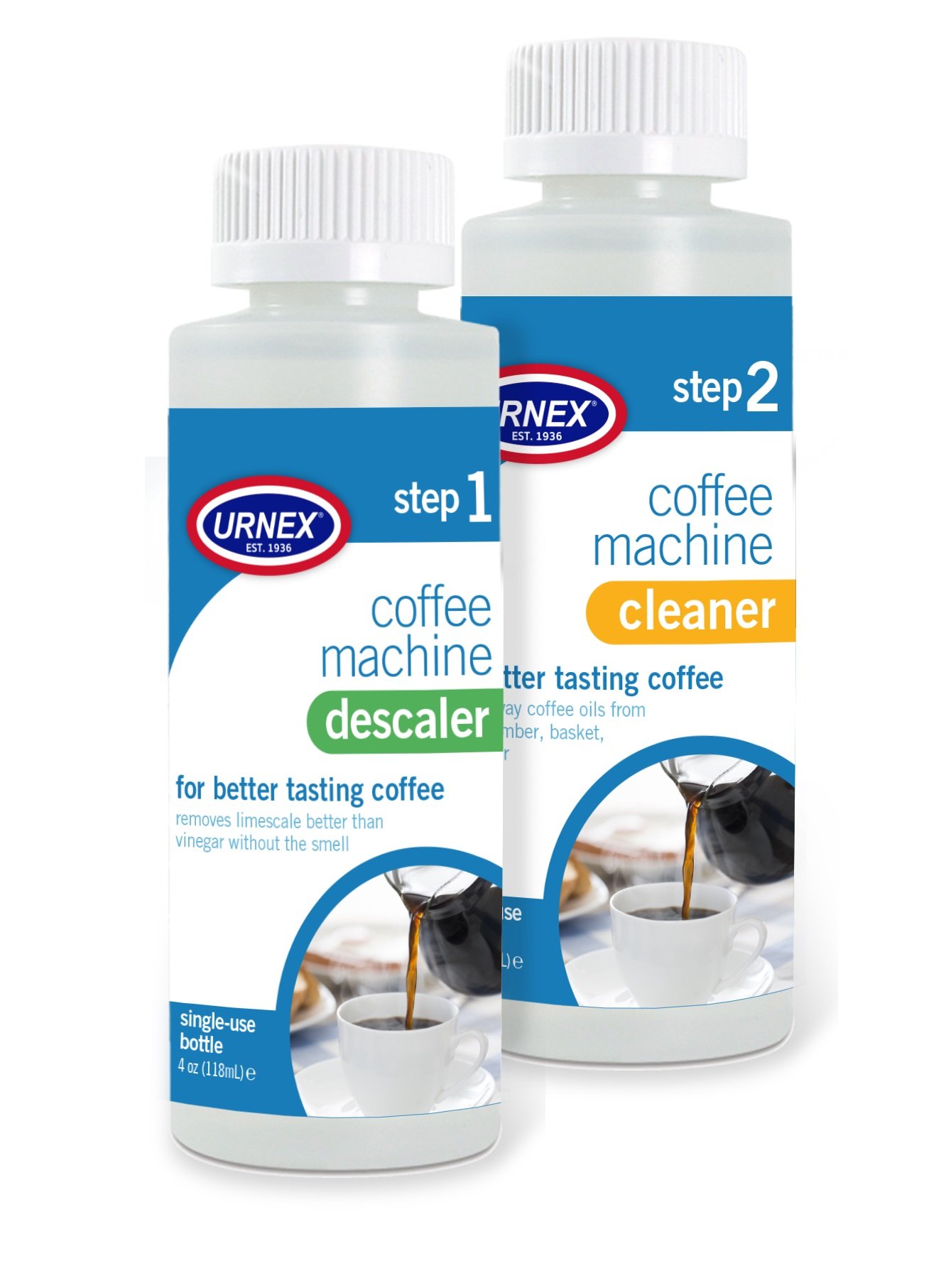 TOTO SW3036R#01 Bidet Toilet Seat and Urnex Coffee Maker Cleaner Descaler Kit