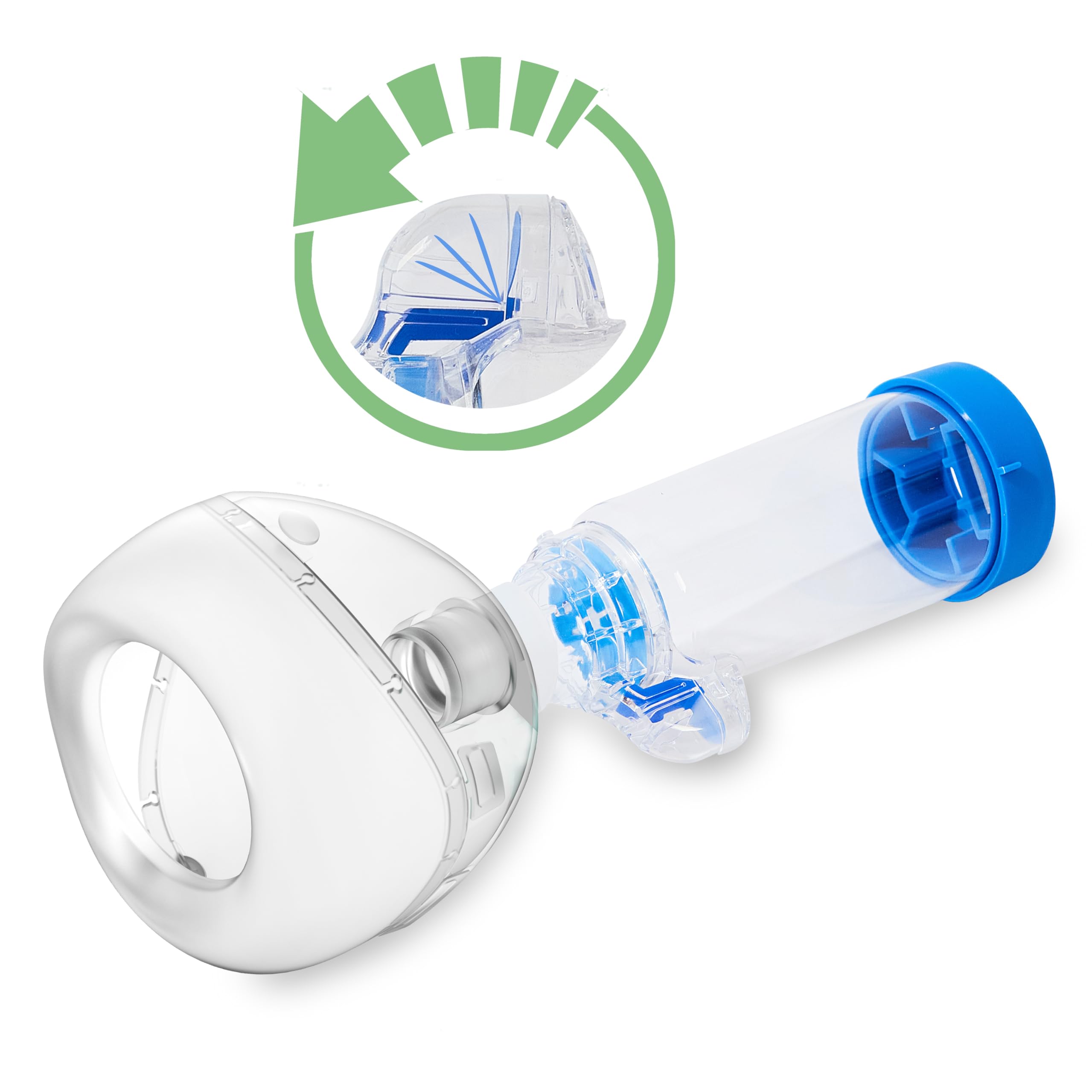 Pet Aerosol Chamber Inhaler Spacer for Cats and Small Dogs (with Indicator)