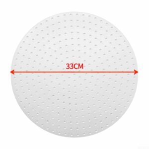 Rice Cooker Burnt Proof Silicon Pad, Heat Resistant Rice Cooker Mat Reusable Rice Anti Paste Pot Mat Non Rice Cooker Mat(33CM)