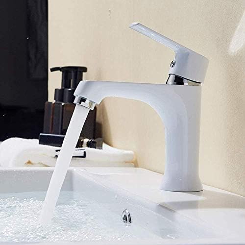 Kitchen Taps Kitchen Tap Faucet Style Home Multi-Color Bath Basin Brass Faucet Cold And Hot Water Taps Green Orange White Bathroom Mixer Hot & Cold-Orange