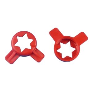 muwand 1 piece，ice cream modeling cap red star spare part 26mm, compatible for taylor, soft ice cream machines 708 602 8757 716 339