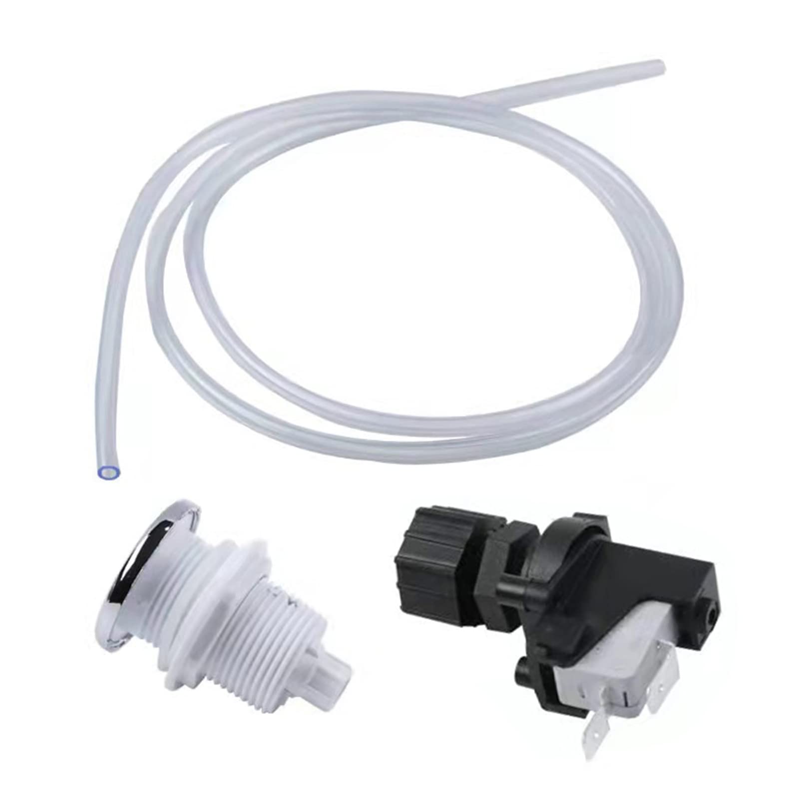 MEELYHOME 1 Set Pneumatic Switch for Garbage Disposal 16A On Push Button Switch, as the picture shows