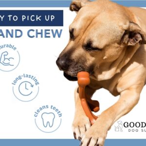 Peanut Butter & Bacon Flavored Dog Chew Toy for Aggressive Chewers - Tough Dog Bone - Heavy Duty and Durable Dog Toy - Nylon Bone Chew Toy for Medium Dogs and Large Dogs