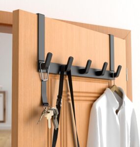 chauncey home over the door hooks hanger with extended arms - bathroom accessories and towel rack organizer - 1 pack,ob85