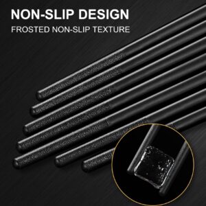 LOROTOCO 100 Pairs Fiberglass Chopsticks | Reusable | Dishwasher Safe | Bulk | Adults | Commercial - （9.45in）