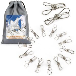 clothes pin - 30pack metal clothes pin with bag clothes pins heavy duty outdoor metal clothes pins clips metal chip clips stainless steel clothes pins metal chip clips heavy duty clothes line clip