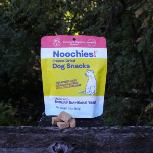 Noochies! High-Protein Freeze-Dried Dog Snacks with Bmmune - Grain-Free, Healthy, Hypoallergenic Dog Treats - Natural Snacks for Dogs (3 Ounce (Pack of 1))