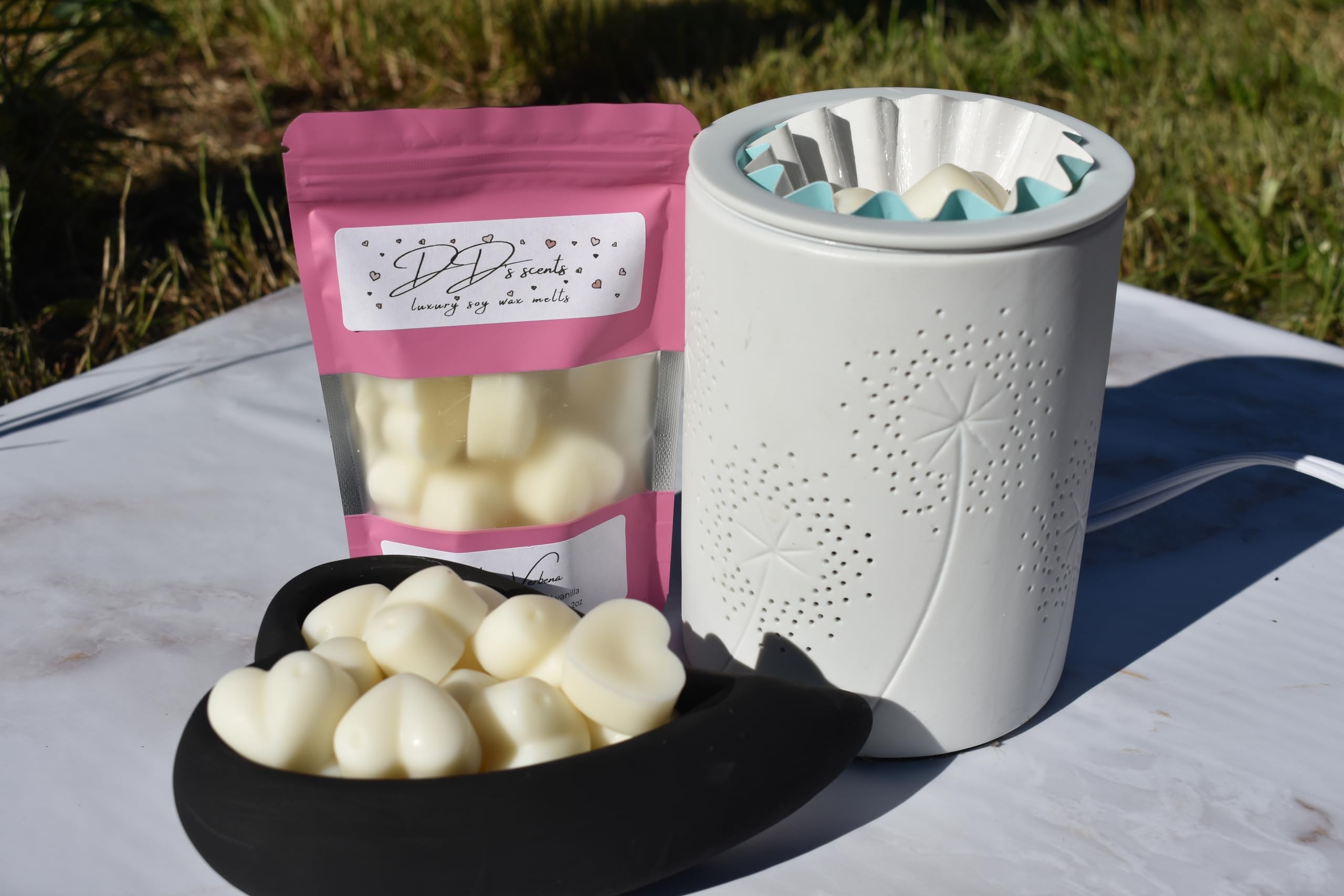 DD's Scents Soy Wax Melts – Lemon Verbena scented wax melts, non toxic air fresheners for home. Wax for Wax Warmer- Valentines, Mothers Day, Anniversary, Birthday gifts for Women