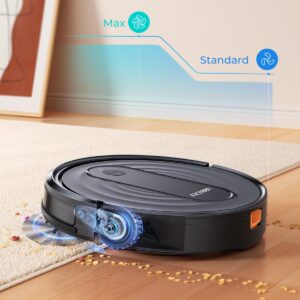 Airzeen Robot Vacuum Cleaner with 3000Pa Suction,Personalized Cleaning Settings,Auto Self-Charging Robotic Vacuum,Carpet Booster,App/Alexa/Remote Control, Ideal for Pet Hair/Hard Floor/Carpet,R7