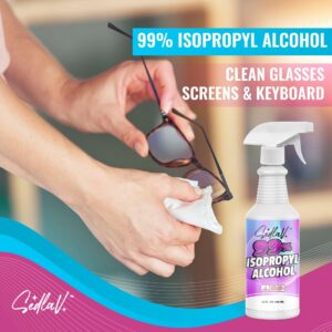 SEDLAV Isopropyl Alcohol 99% Spray 32 Fl Oz Spray Bottle Rubbing Alcohol Sprayer 99 Percent Isopropyl Alcohol Spray Technical Use (1)