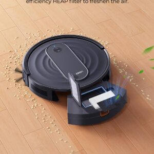 Airzeen Robot Vacuum Cleaner with 3000Pa Suction,Personalized Cleaning Settings,Auto Self-Charging Robotic Vacuum,Carpet Booster,App/Alexa/Remote Control, Ideal for Pet Hair/Hard Floor/Carpet,R7