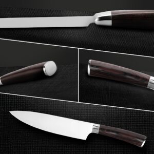 Japanese Chef Knife, 8 Inch, HC Steel, Paring Knife, Premium Chef Knife Professional Unique Gift for Men/Women, Mom/Dad, Premium Gift Box