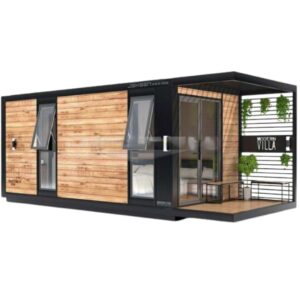 foldable house | modern luxury prefab villa | insulated expandable portable container | 2-bedroom mobile tiny home