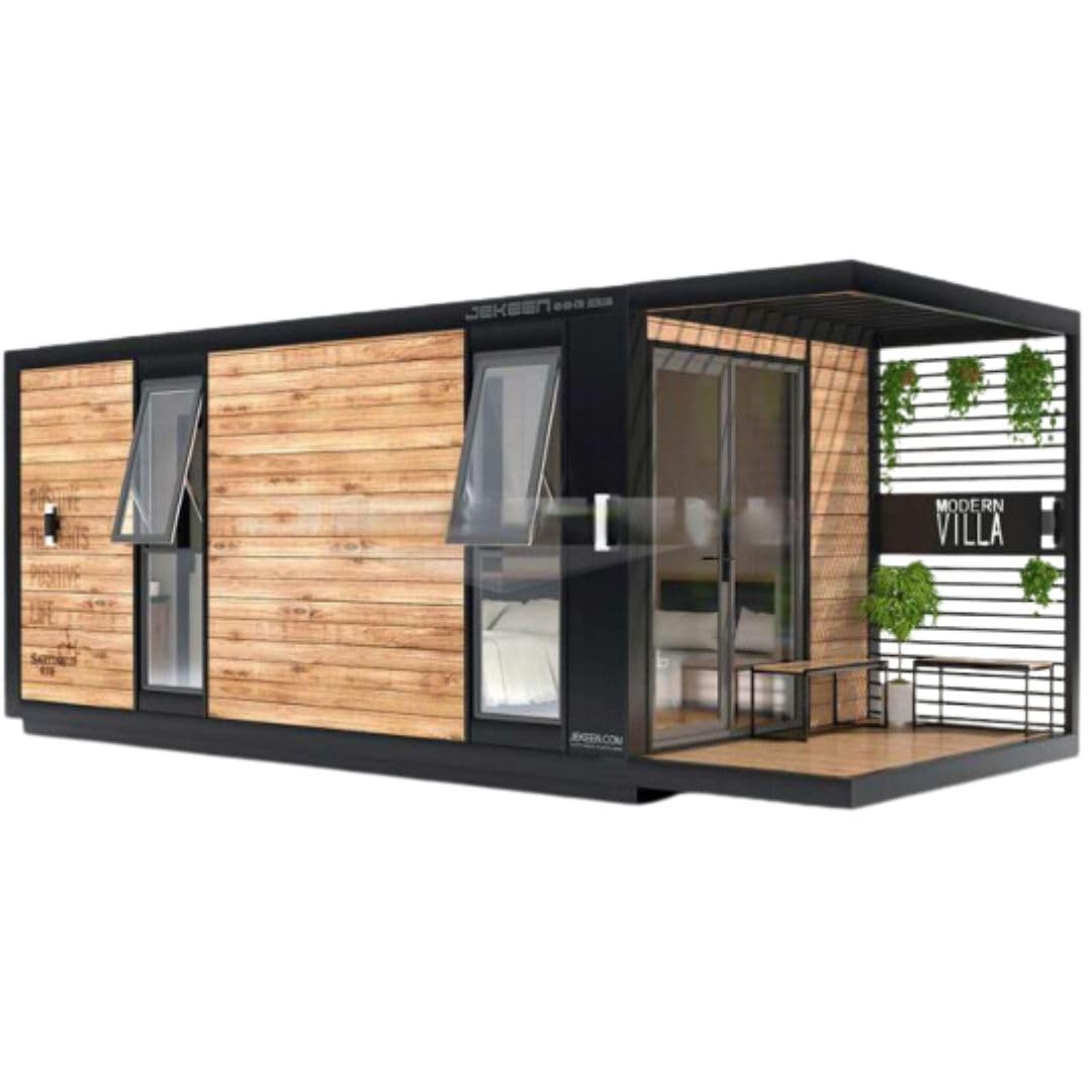 Foldable House | Modern Luxury Prefab Villa | Insulated Expandable Portable Container | 2-Bedroom Mobile Tiny Home