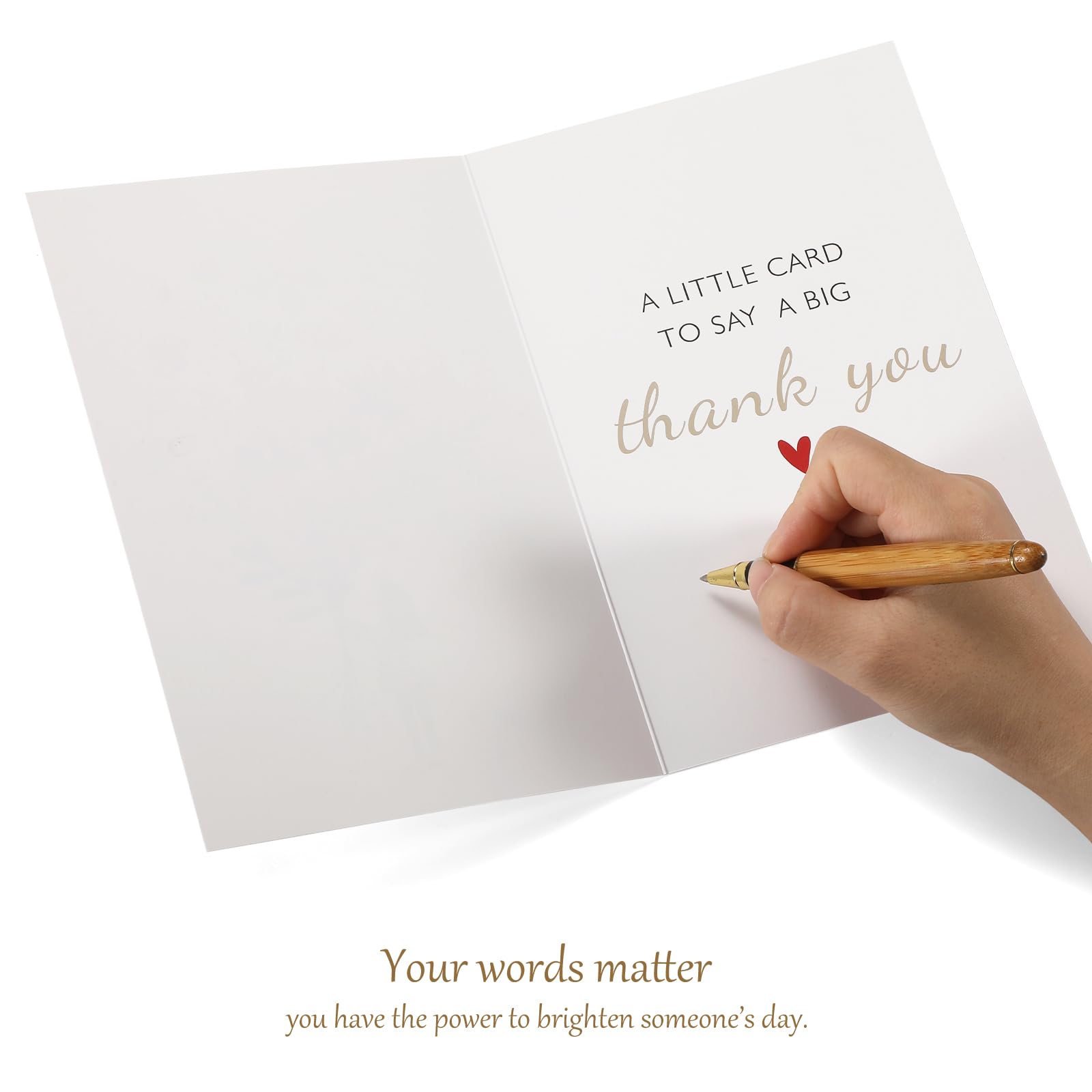 Sawnfay Thank You Card, Thank You Gifts for Men and Women, Teacher Thank You Cards, 8'' x 5.3'' Funny Thank You Cards with Envelopes