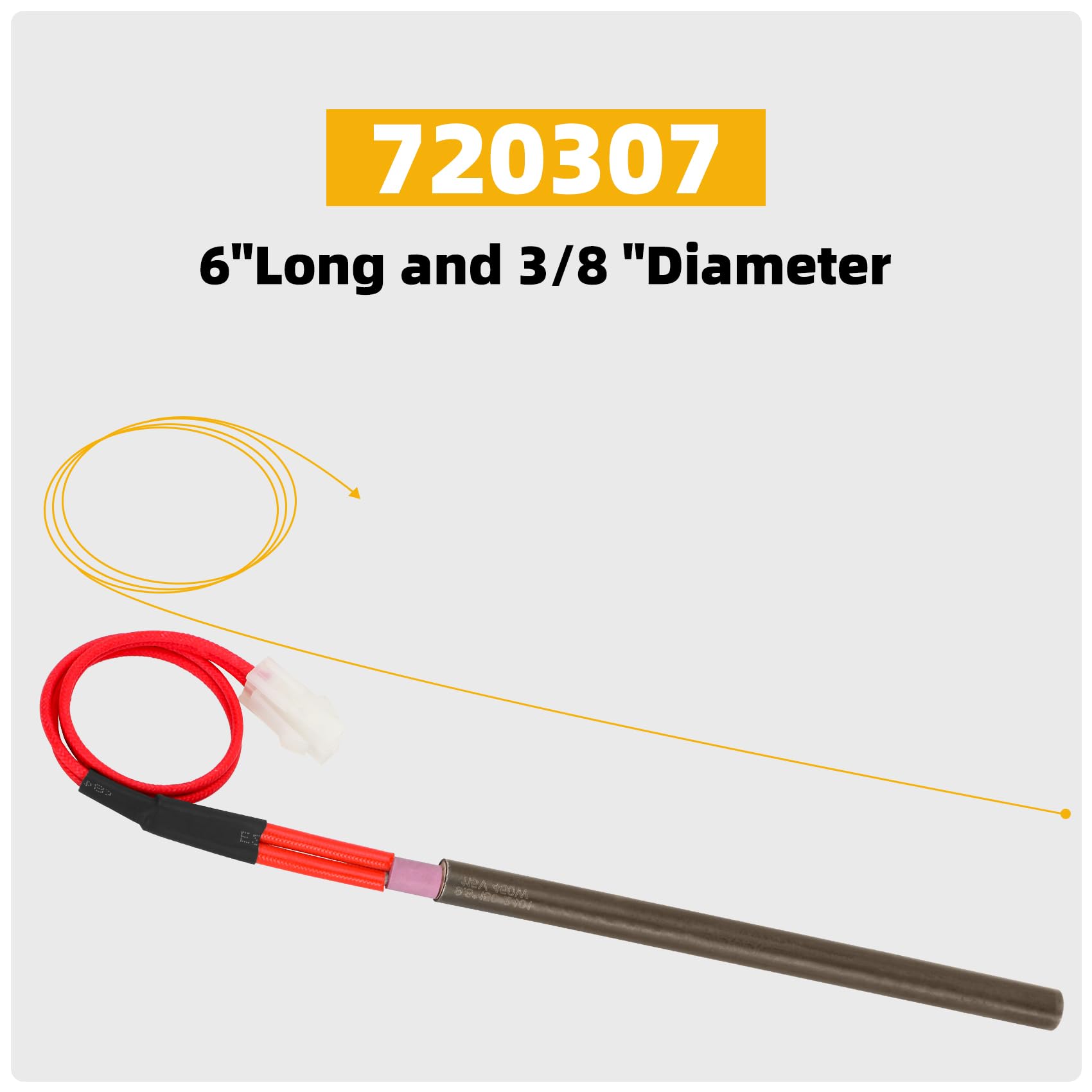 720307 Pellet Stove Igniter Compatible with All Models of Castle/310 Stainless Steel Igniter,Compatible for ComfortBilt HP22, HP22I, HP22N, HP21, HP50, HP50GC, HP61 Pellet Stoves