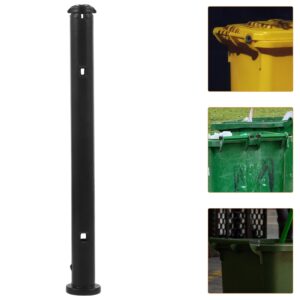 Kichvoe 4pcs Garbage Can Lock Replacement Outdoor Trash Can Latch Recycle Bin Lid Bolt Replace Parts Accessories Black