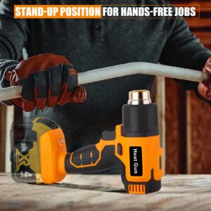 Cordless Heat Gun for Shrink Tubing: Battery Powered Hot Air Gun Fast Heating for 20V Battery - 1022℉Overload Protection - Variable Temperature Control for DIY Project Vinyl Wrap