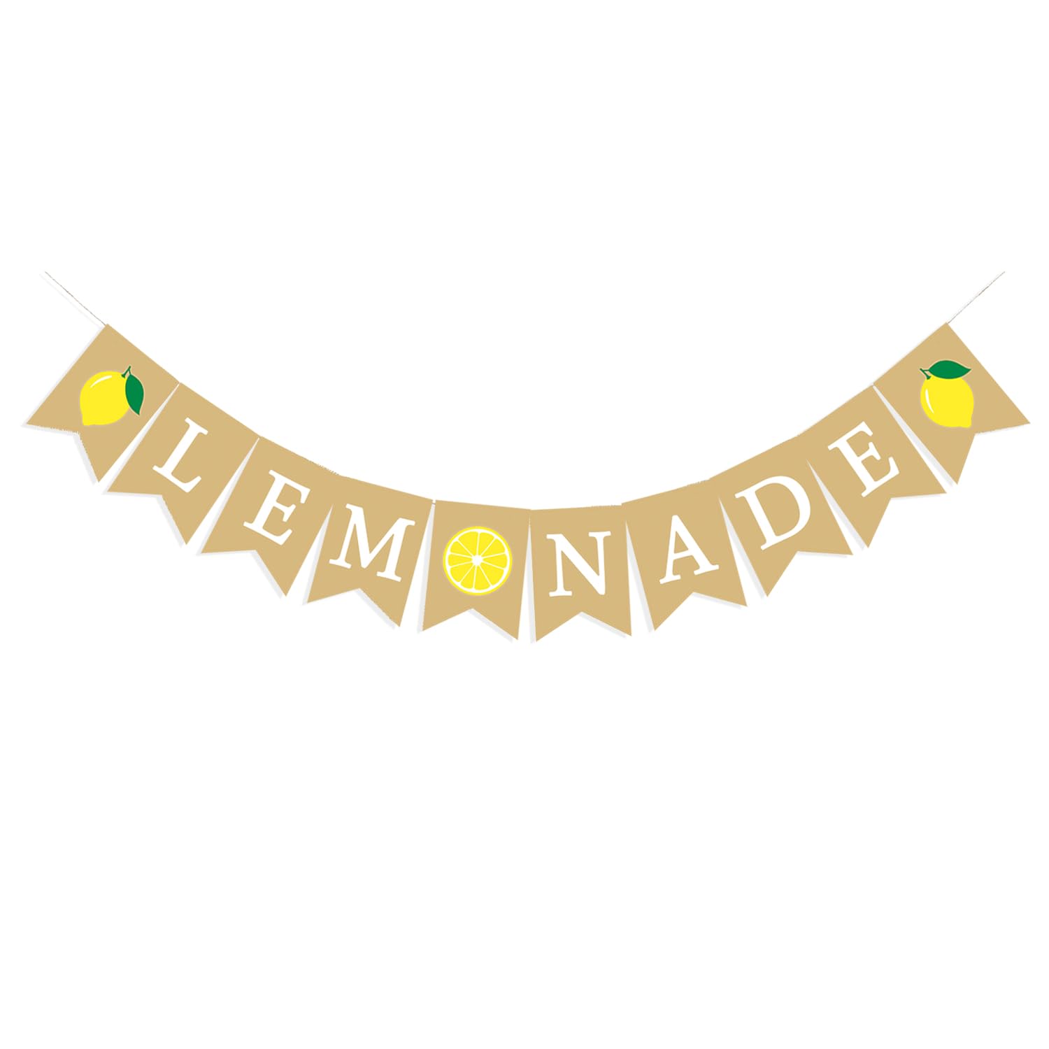 Lemonade Banner Lemonade Stand Sign Lemonade Stand Supplies for Lemonade Stand Decorations Lemon Garland Summer Birthday Lemonade Decor Lemon Party Decorations Lemon Themed Party Decor