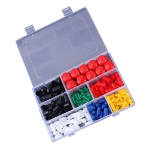 upgraded rubber end caps with storage slip resistant protectors rubber caps set for screws & round tubes