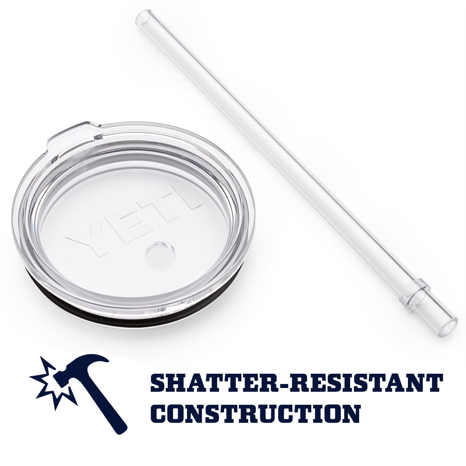 YETI Rambler Replacement Lid with Straw Fits 42 oz Straw Mug