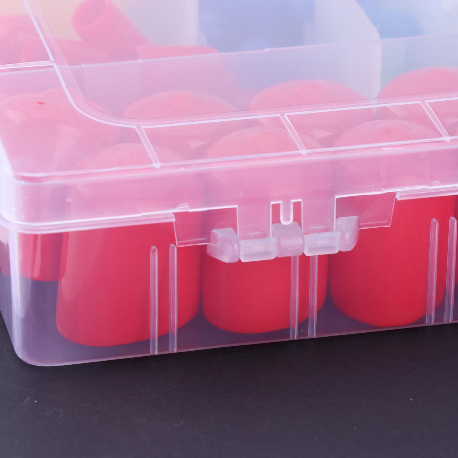 Upgraded Rubber End Caps with Storage Slip Resistant Protectors Rubber Caps Set for Screws & Round Tubes