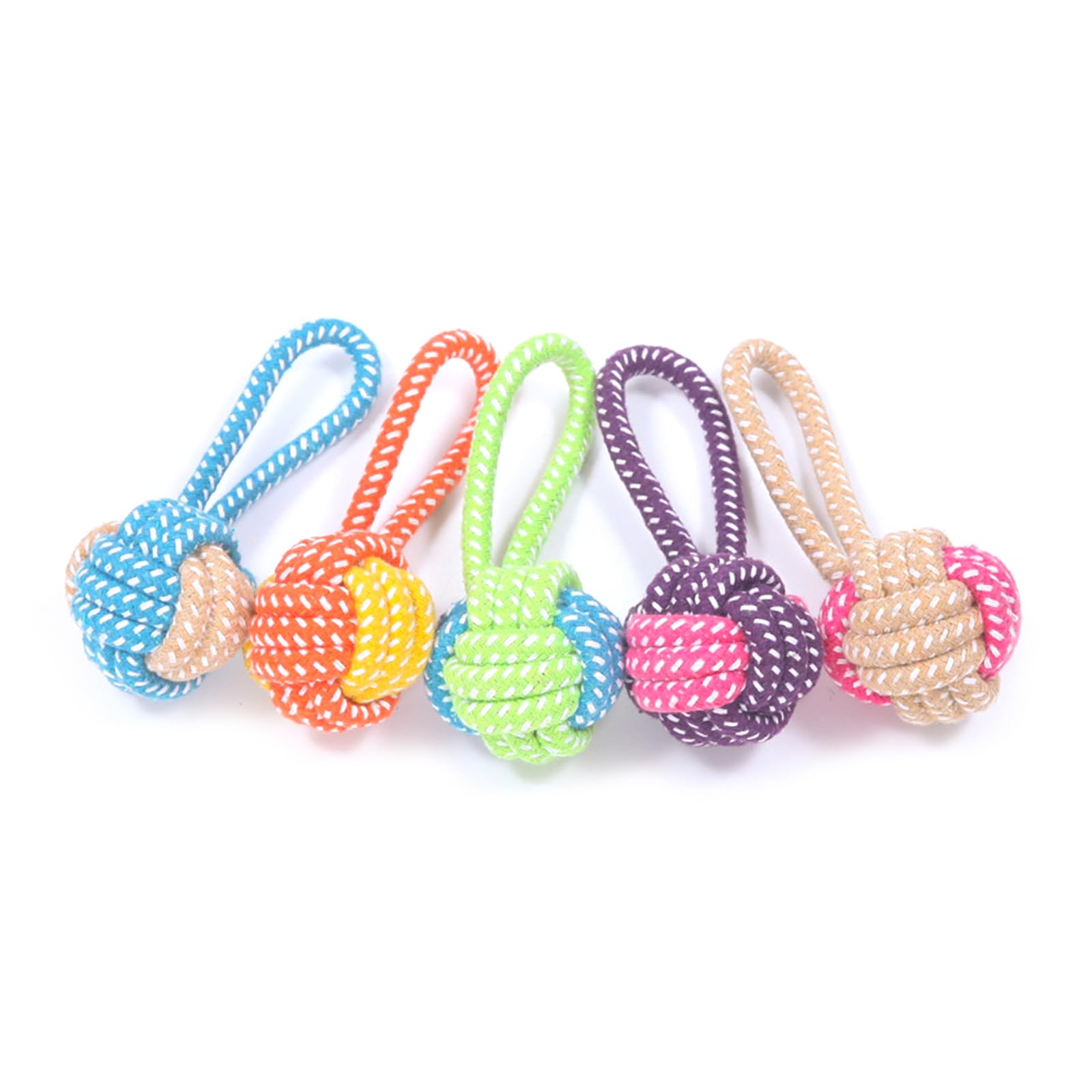 Bydezcon Toy for Dogs Tossing Molar Improving Pet Digestion Molar Chew Toy Great Dental Chew Toy Cotton Rope